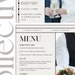 Wedding Magazine Program, DIGITAL Canva Template, Wedding Menu, Seating ...