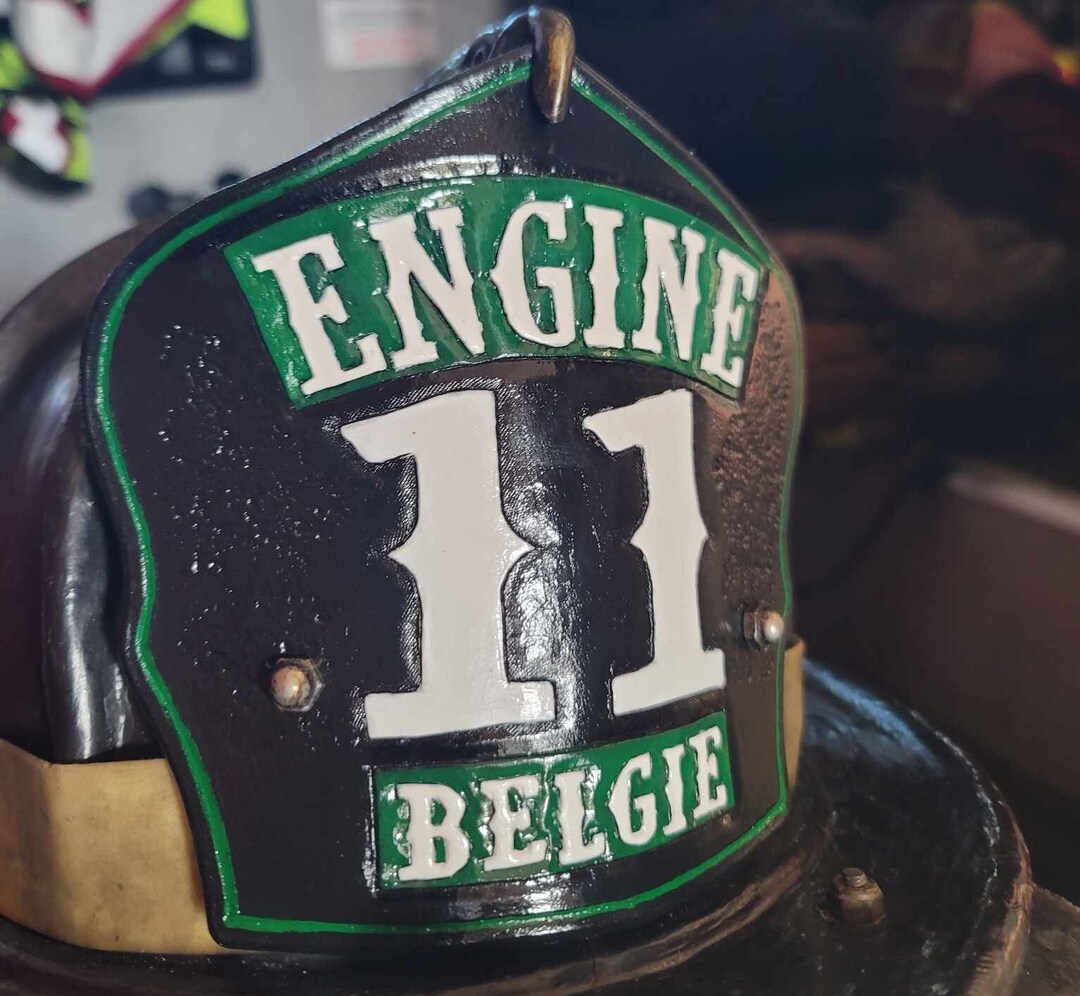 Custom Leather Helmet Shield - Etsy