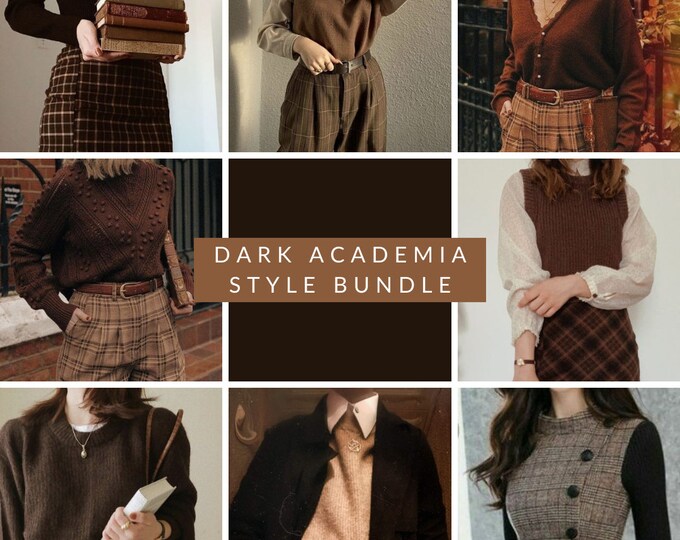 Dark Academia Style Bundle - Etsy