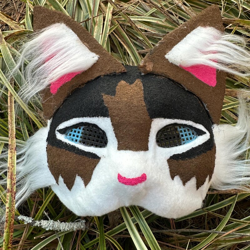 Calico Cat Therian Mask - Etsy