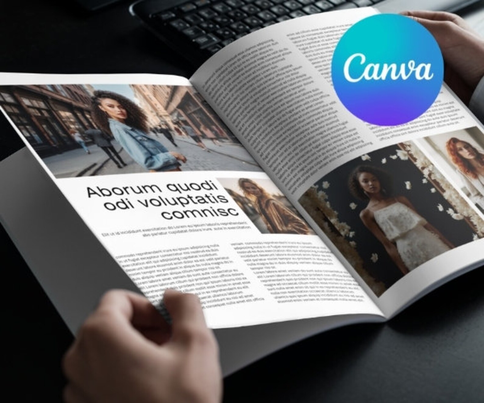 Editable Canva Magazine Template - 60 Pages - Editable & Printable ...