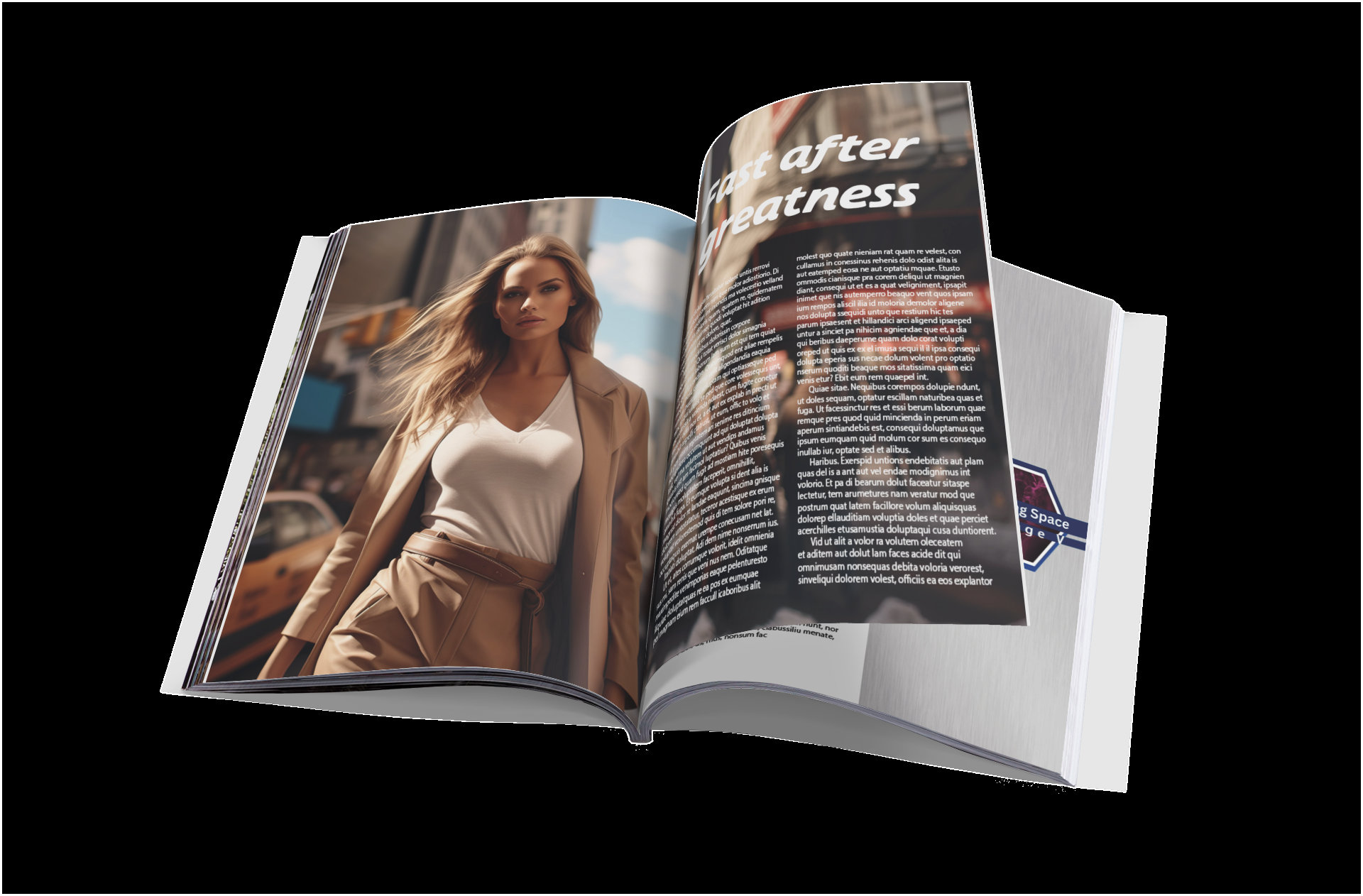 Indesign 120 Page Magazine Template - 8.5 X 11 - Customizable - General ...