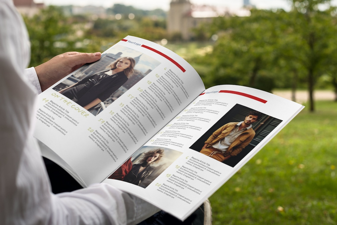 Editable Canva Magazine Template - 60 Pages - Editable & Printable ...