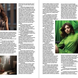 Indesign 116 Page Magazine Template - 8.5 X 11 - Customizable - Fashion ...