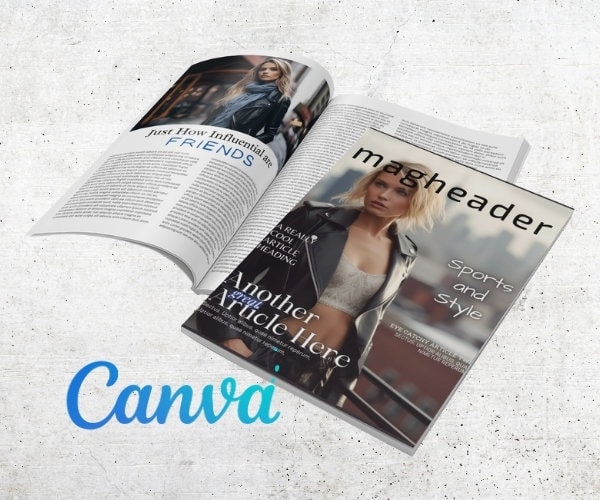 Editable Canva Magazine Template - 60 Pages - Editable & Printable ...