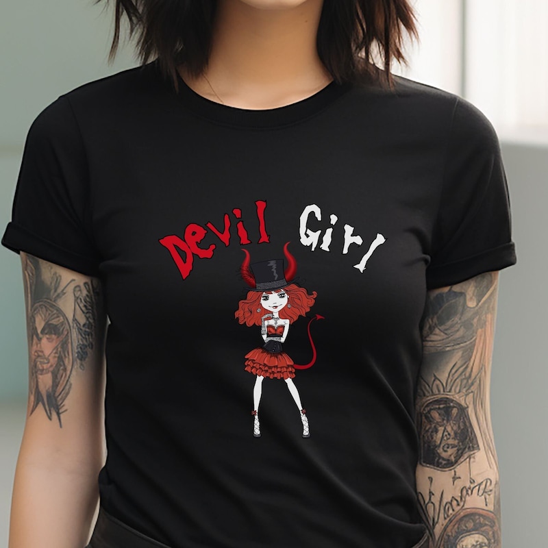 Devil Horn Girl - Etsy