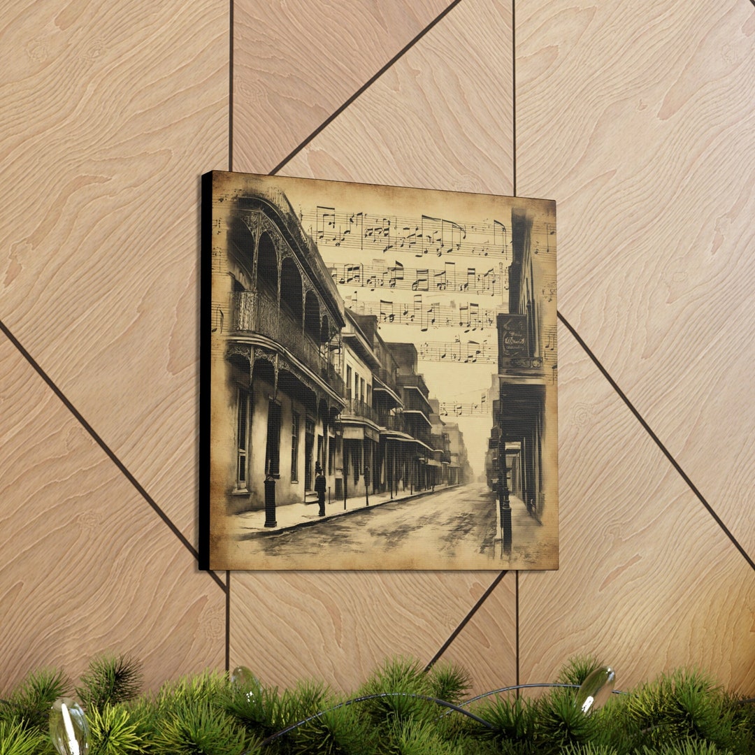 New Orleans Art French Quarter Theme Art: French Quarter Inspired Wall ...