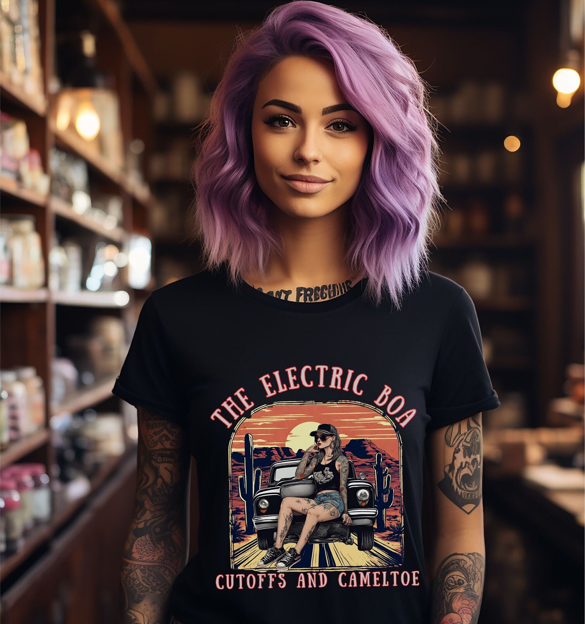 The Electric Boa Cutoffs and Cameltoe Shirt Rebel Beauty: Tattooed Girl ...