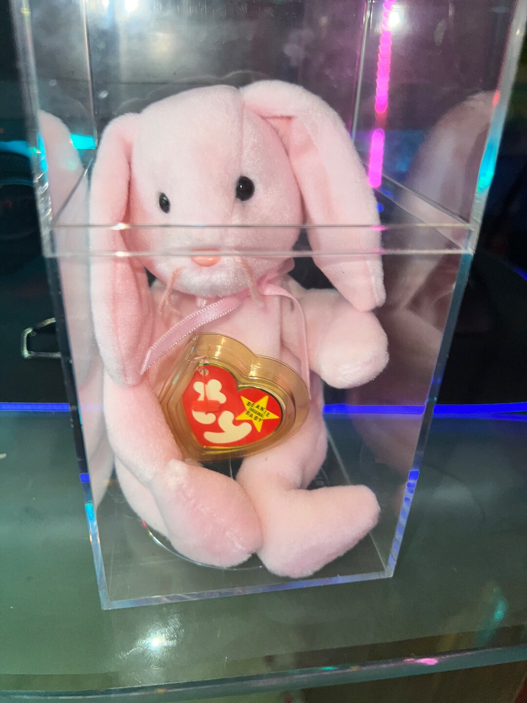 Ty Beanie Baby ‘hoppity the Bunny’ - 1996 - PVC - **multiple Errors ...