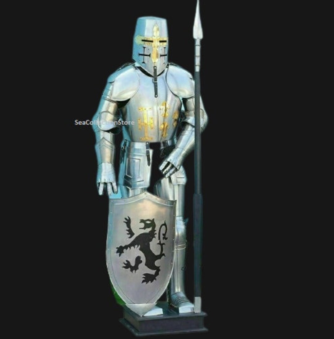 Medieval Full Body Armor Suit Knight Wearable Helmet Costume - Etsy