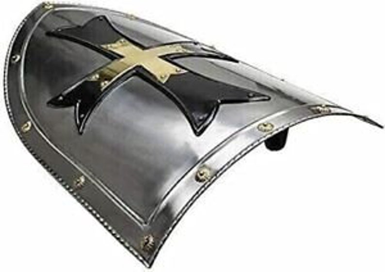 Medieval Armor Templar Viking Steel & Iron Shield Medieval Crusader ...