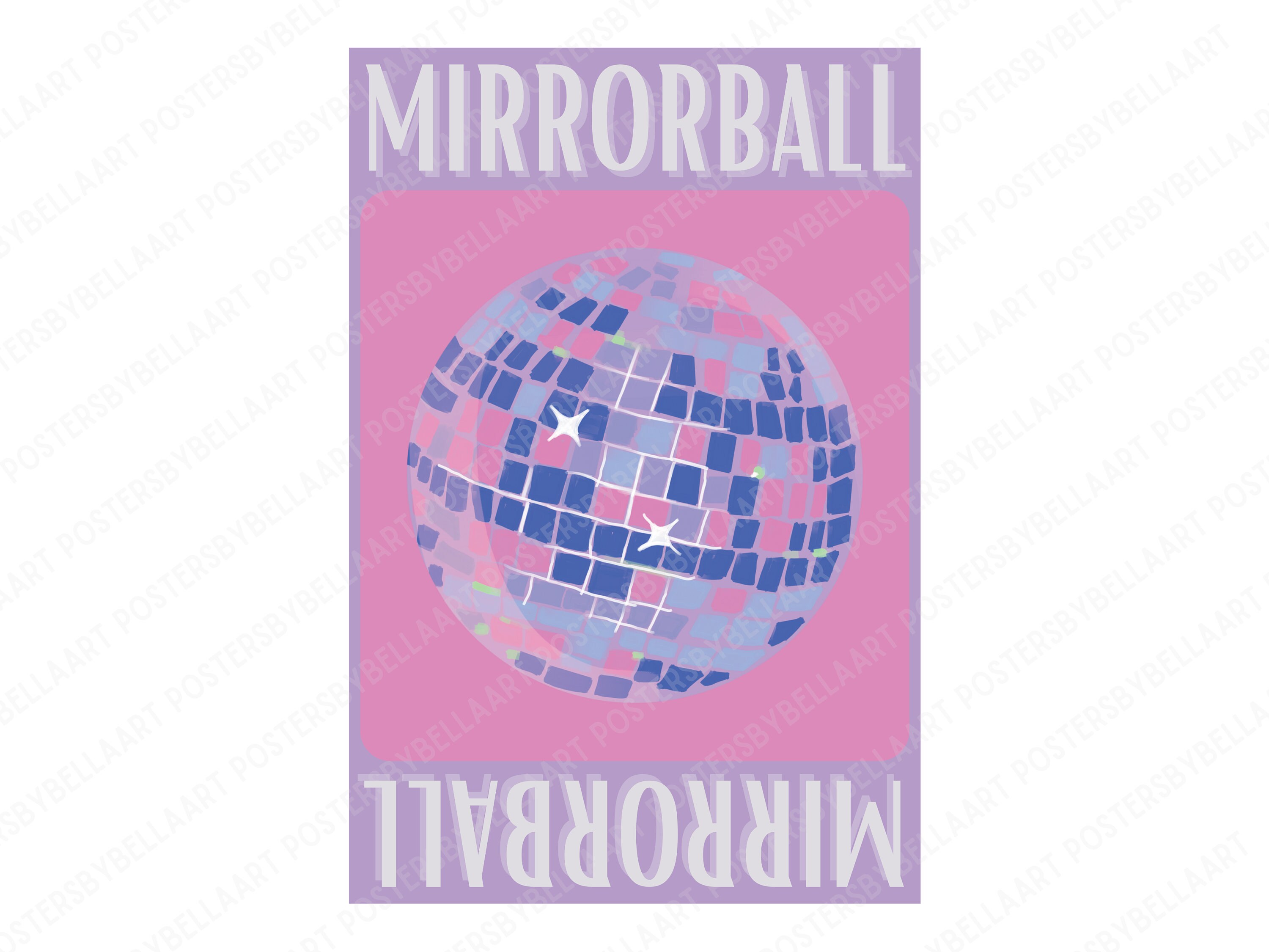 Mirrorball Poster Folklore Album Wall Decor Taylor Swiftie - Etsy