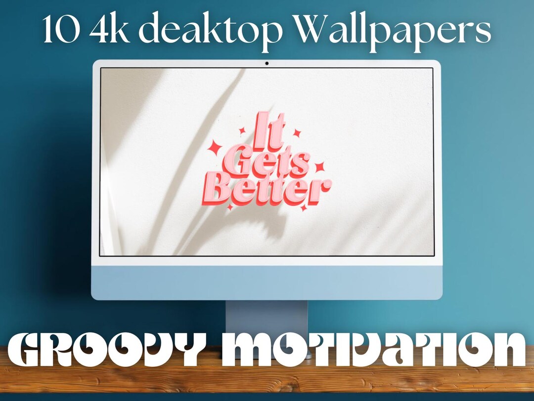 Retro Groovy Desktop 4k Wallpaper Bundle ,minimal Pink , Violet Pastel ...