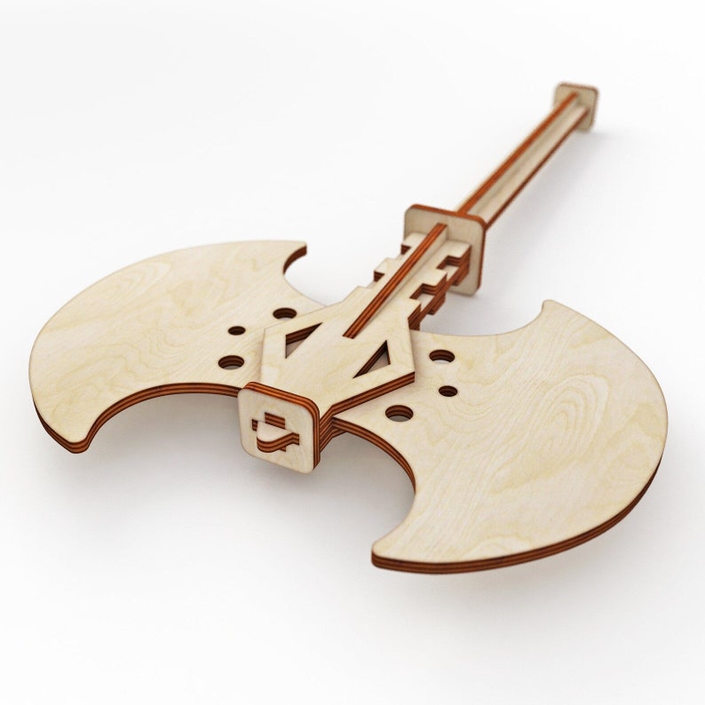 Laser Cut Toy Axe Vector for CNC Svg Vector File, Vector Cut File ...