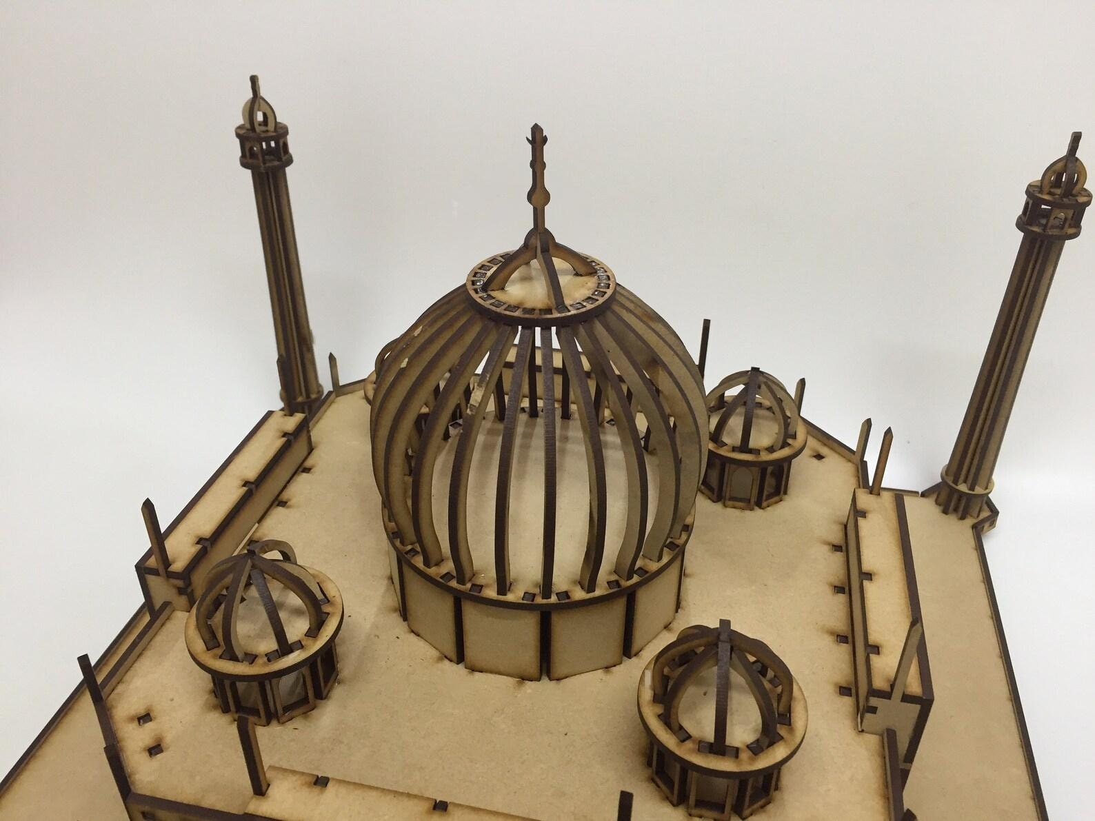 Laser Cut Taj Mahal Dxf File, Laser Cut Taj Mahal Vector File for Laser ...