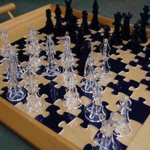Set of 5 Laser Cut Chess Board - Etsy