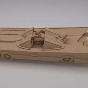 Batmobile Car Laser Cut Files SVG DXF CDR Vector Plans, Files Instant ...