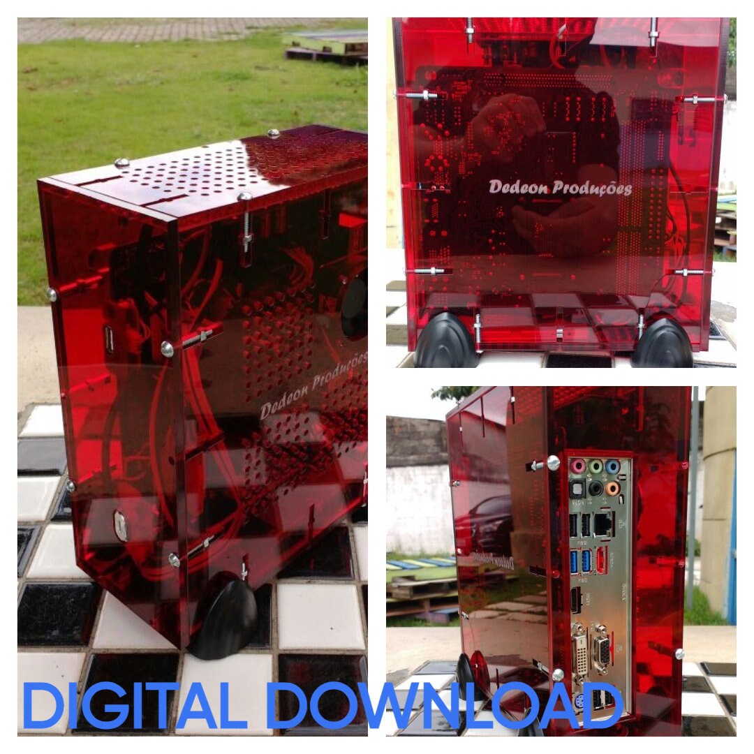 Laser Cut PC Unique Case Acrylic DXF File Digital Download - Etsy