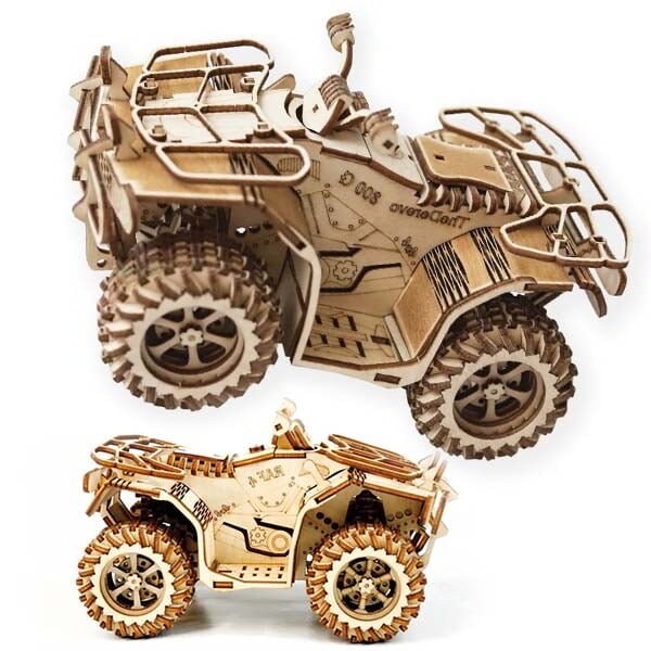 Laser Cut Atv Quad Bike 3D Model, Laser Cut Atv Quad Bike Vector File ...