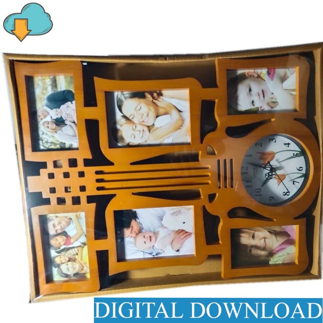 Laser Cut Guitar Photo Frames 3d Model Puzzle File Svg Cdr Dxf Vector ...