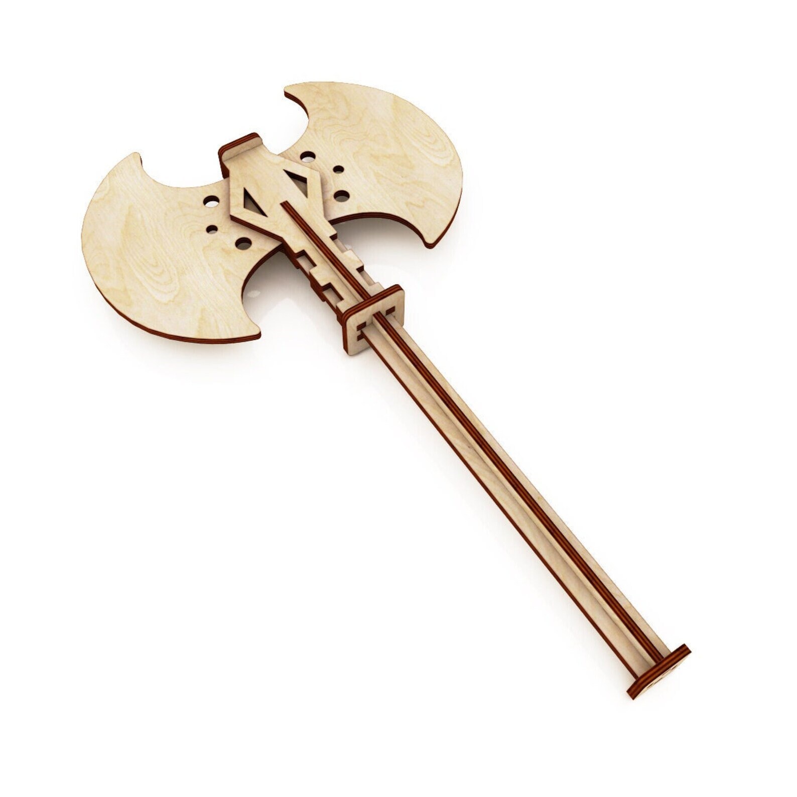 Laser Cut Toy Axe Vector for CNC Svg Vector File, Vector Cut File ...