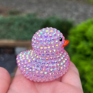 Light Pink Rhinestone Gem Bling Rubber Ducks - Cruising Duck, Car Duck ...