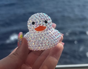 Purple Rhinestone Gem Bling Rubber Ducks - Cruising Duck, Car Duck ...