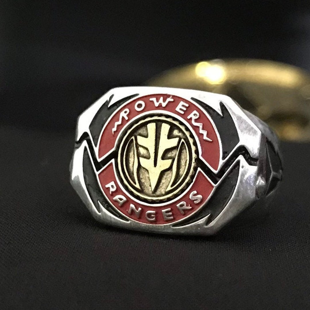 White Tiger Ranger Sentai Silver Ring Accessories 950 - Etsy