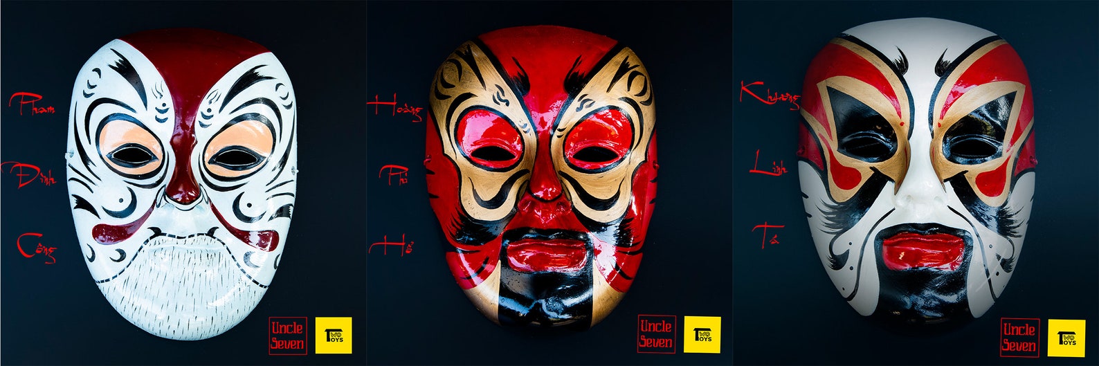 Vietnamese Traditional Hat Boi - Tuong Mask - Etsy