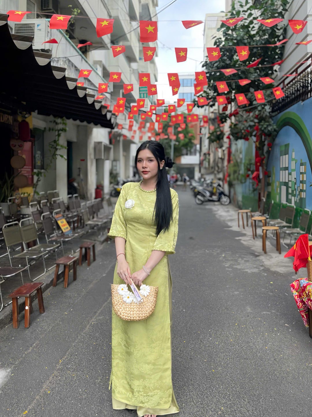 Vietnamese Ao Dai - Brocade Dress - Mschoo Fashion - Etsy