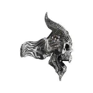 Ring Accessories Made From Silver 950 Satan Sin of Wrath for Cosplay - Etsy