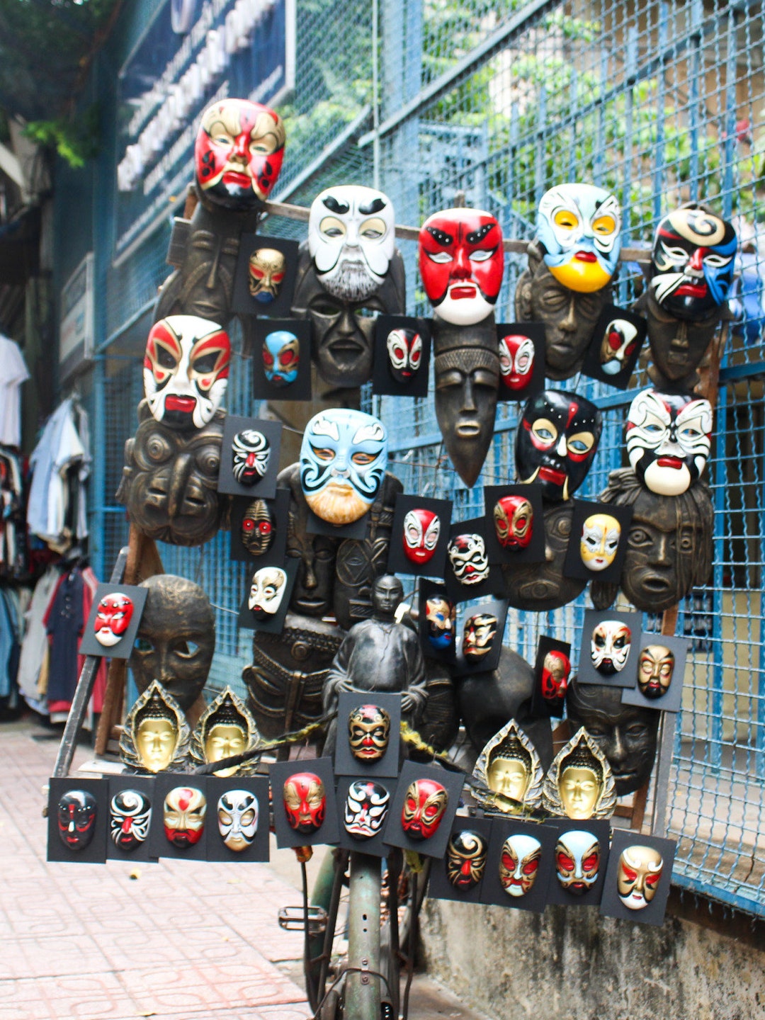 Vietnamese Traditional Hat Boi - Tuong Mask - Etsy