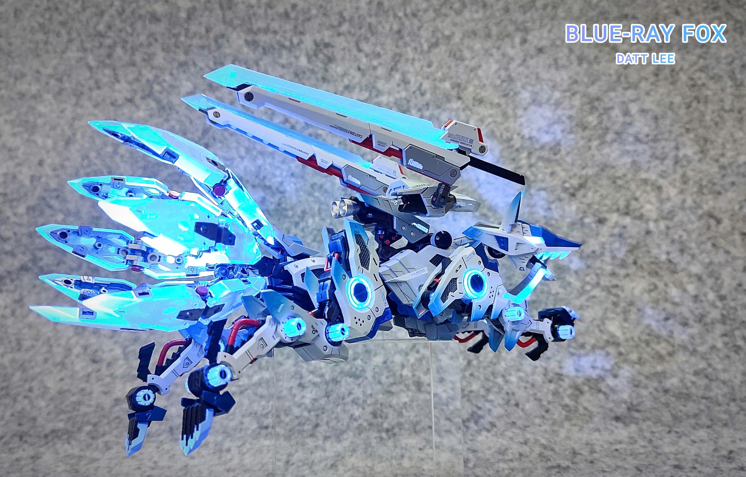 Zoids HMM Blue Ray Fox (custom Painted) - Etsy