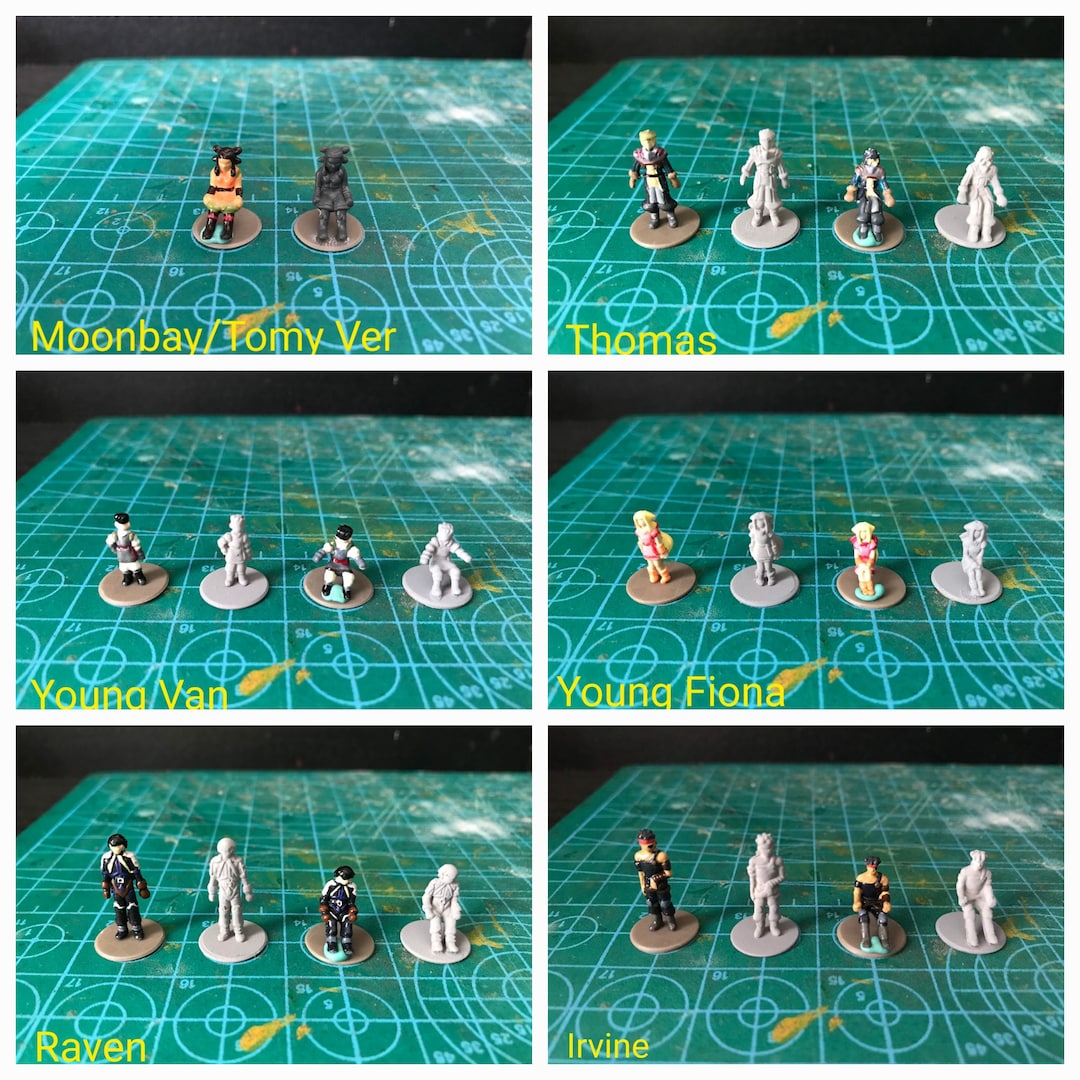 Zoids Custom - Chaotic Century - Characters Painted - Resin Figures - Etsy