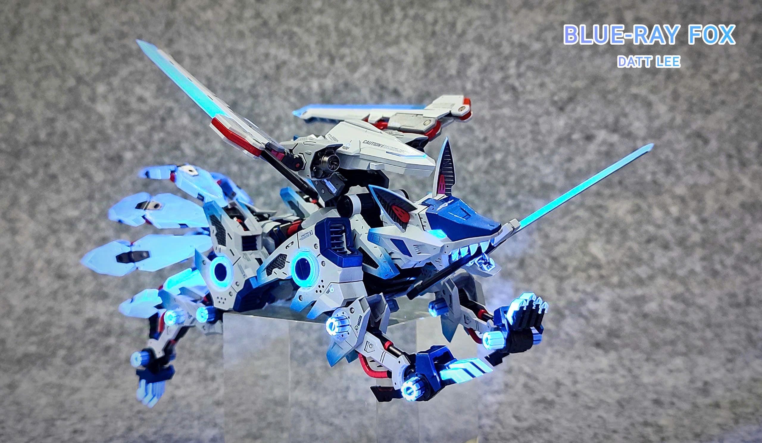 Zoids HMM Blue Ray Fox (custom Painted) - Etsy