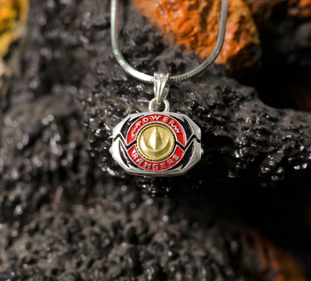 Pendant Rangers Morpher Silver 950 MMPR Ninja Storm Super Samurai - Etsy