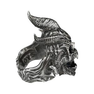 Ring Accessories Made From Silver 950 Satan Sin of Wrath for Cosplay - Etsy