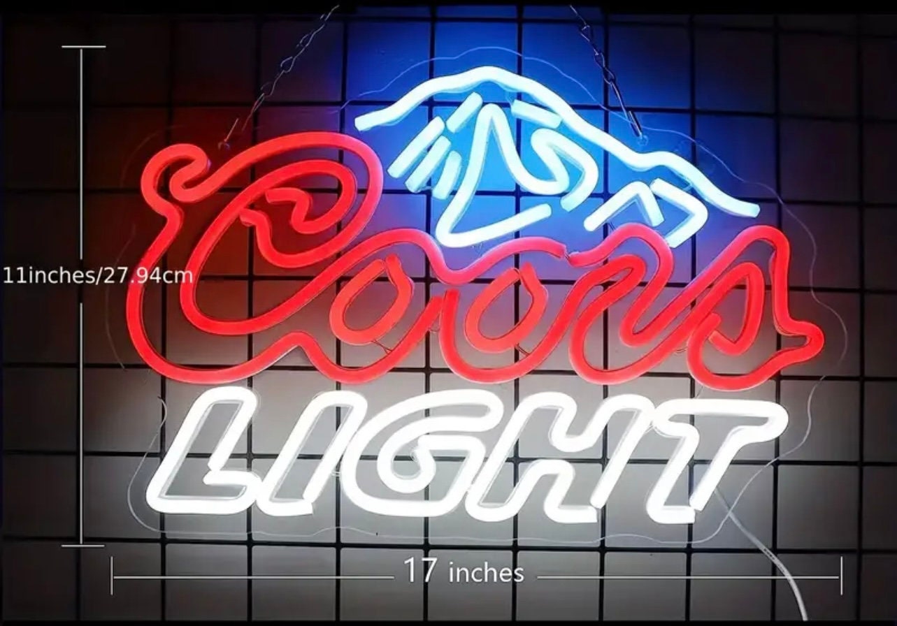 Coors Light LED Neon Sign. - Etsy