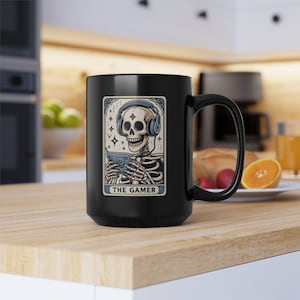 The Gamer Tarot Card Skeleton Coffee Mug for Witches and Vampires - Etsy