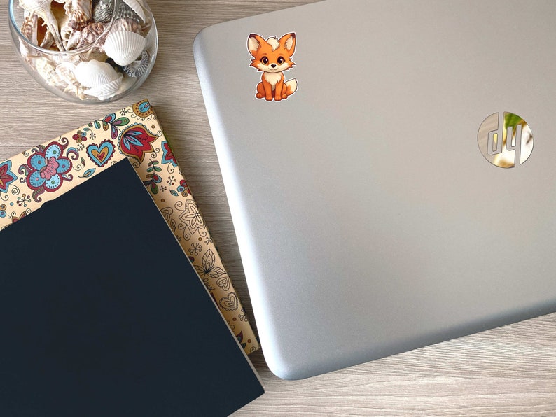 Cute Fox Matte Waterproof Sticker | Kawaii, Stationary, Journal ...