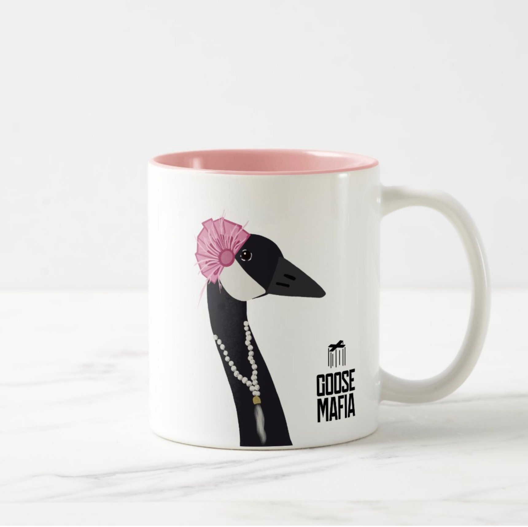 The Goose Mafia Mugs 4 Colors Art Deco 1930s Blue Orange Pink Green - Etsy