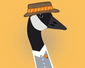 The Goose Mafia LENNY Art Digitial Download Printout Deco Beaky ...