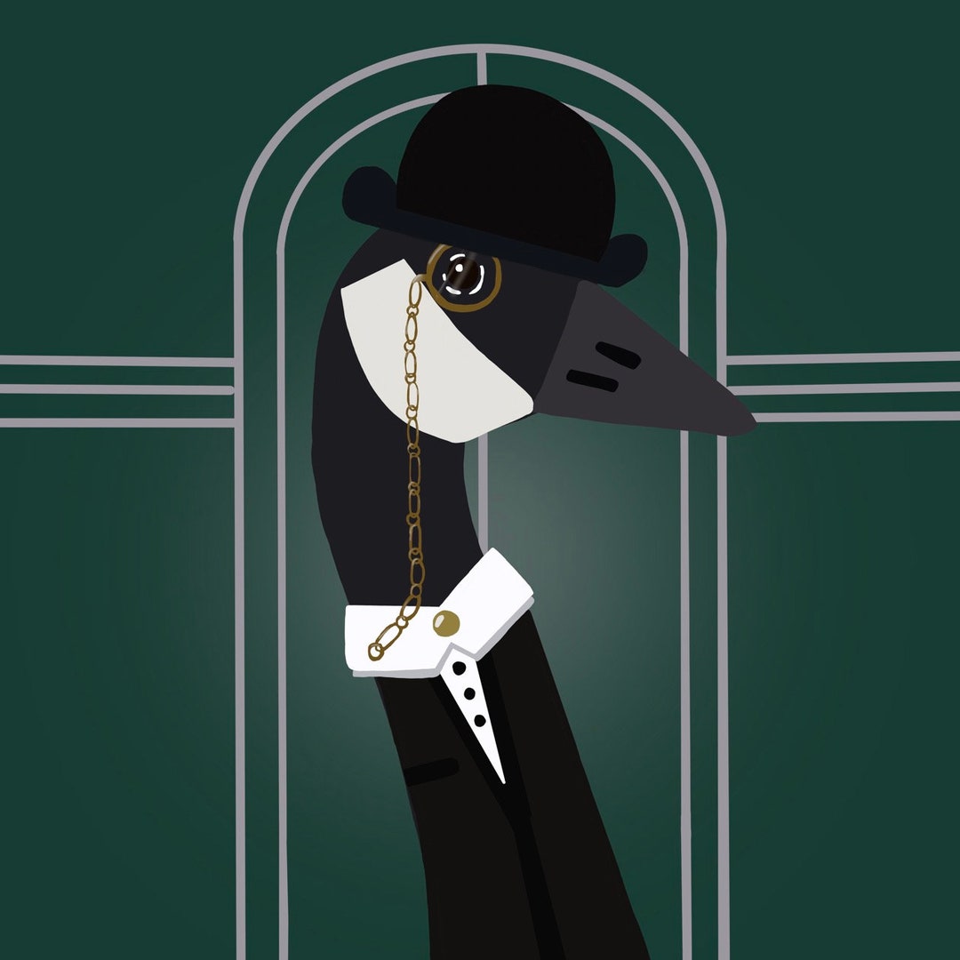 The Goose Mafia MURPHY Art Digitial Download Printout Deco Beaky ...