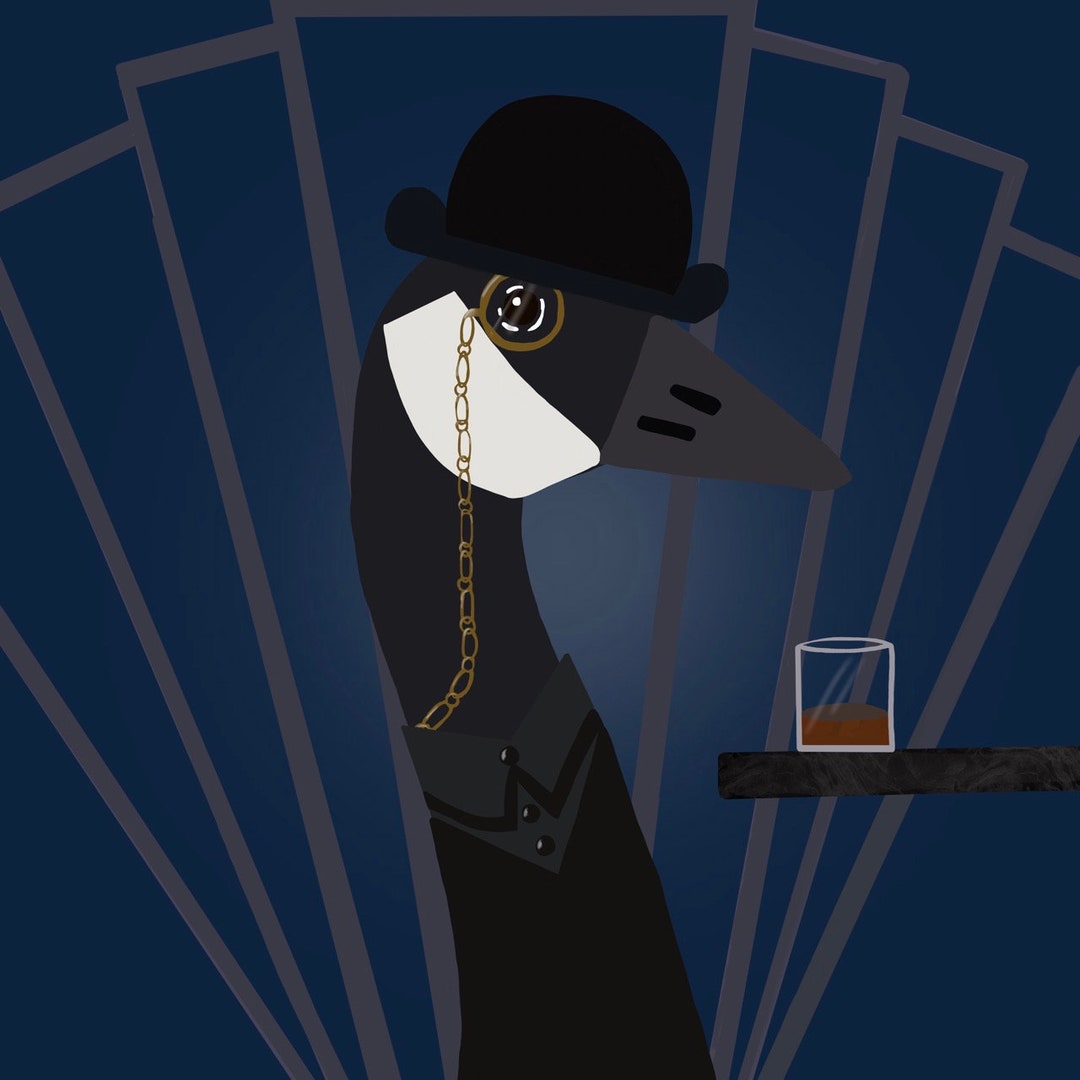 The Goose Mafia BIG MONEY Art Digitial Download Printout Deco Beaky ...