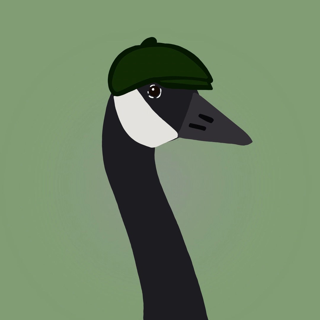 The Goose Mafia LUCKY LOU Art Digitial Download Printout Deco Beaky ...