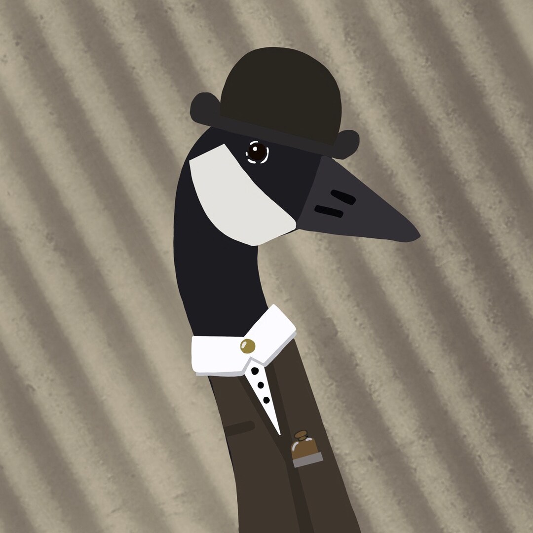 The Goose Mafia SHADE Art Digitial Download Printout Deco Beaky ...