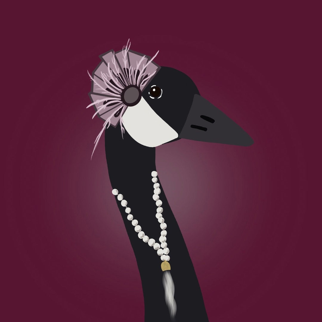 The Goose Mafia RUBY Art Digitial Download Printout Deco Beaky Blinders ...