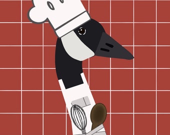 The Goose Mafia LENNY Art Digitial Download Printout Deco Beaky ...