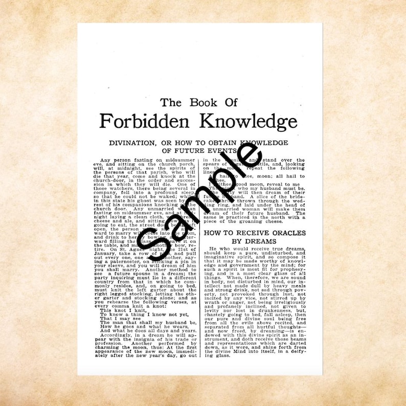 The BOOK of FORBIDDEN KNOWLEDGE: Black Magic, Superstitions, Charms ...