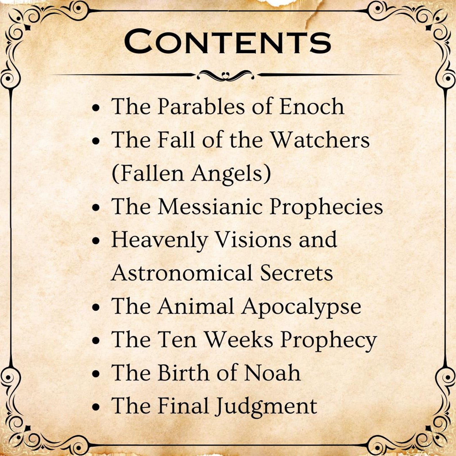 The BOOK of ENOCH: Ancient Apocalyptic Vision 1882 Schodde Translation ...